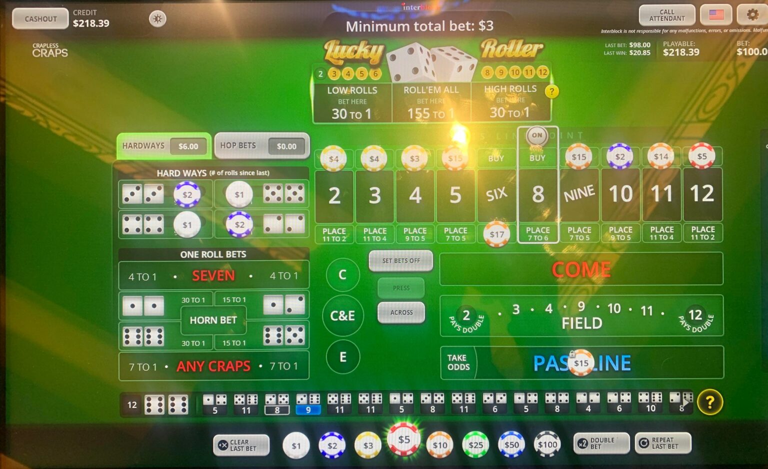 Bubble Craps Strategies, Casino Directory & T-Shirts